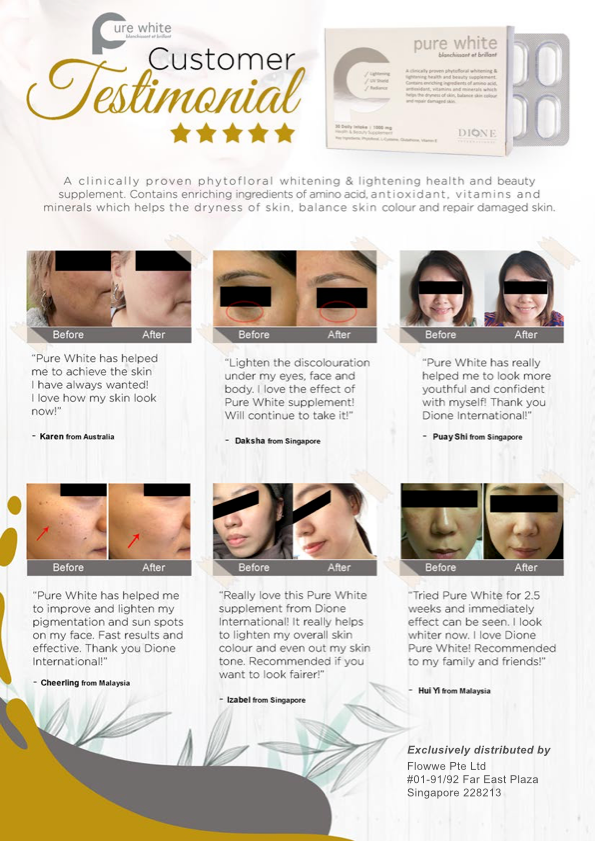 Pure White Skin Brightening Supplement – Flowwe